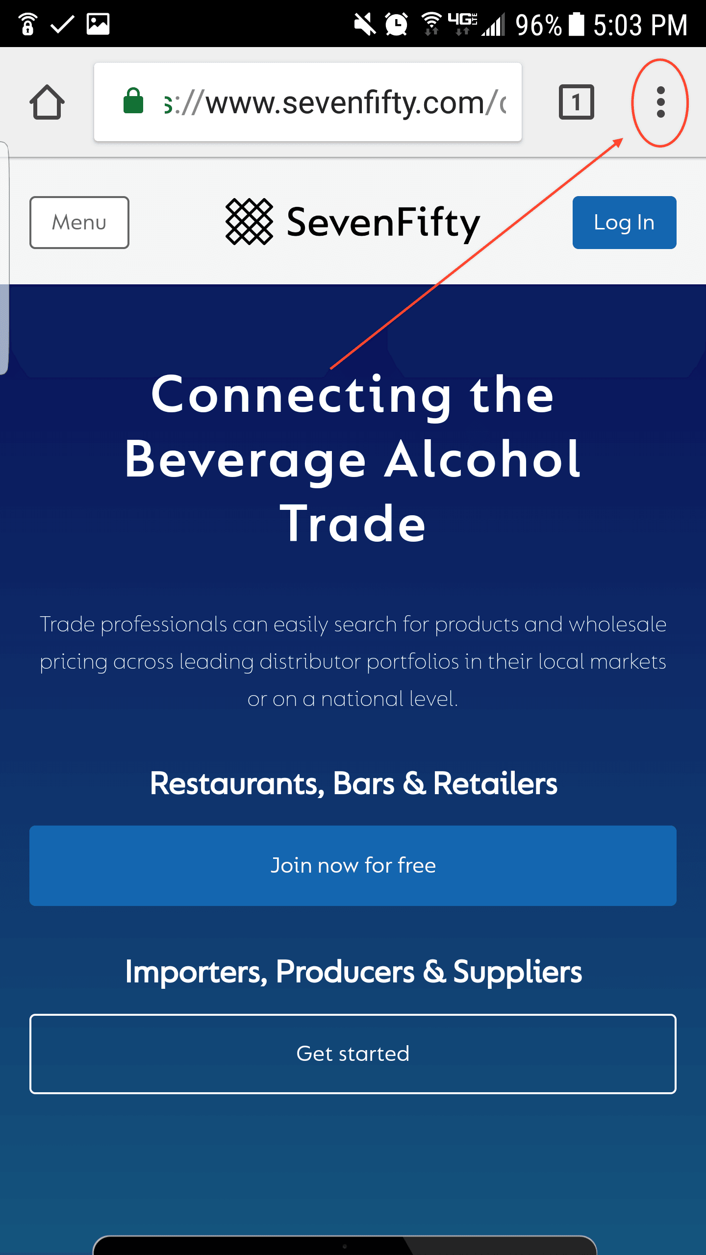 Add SevenFifty icon to my device's homescreen