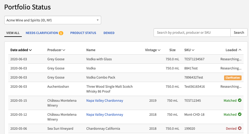 How can I use the 'Portfolio Status' tool to manage my portfolio and ...