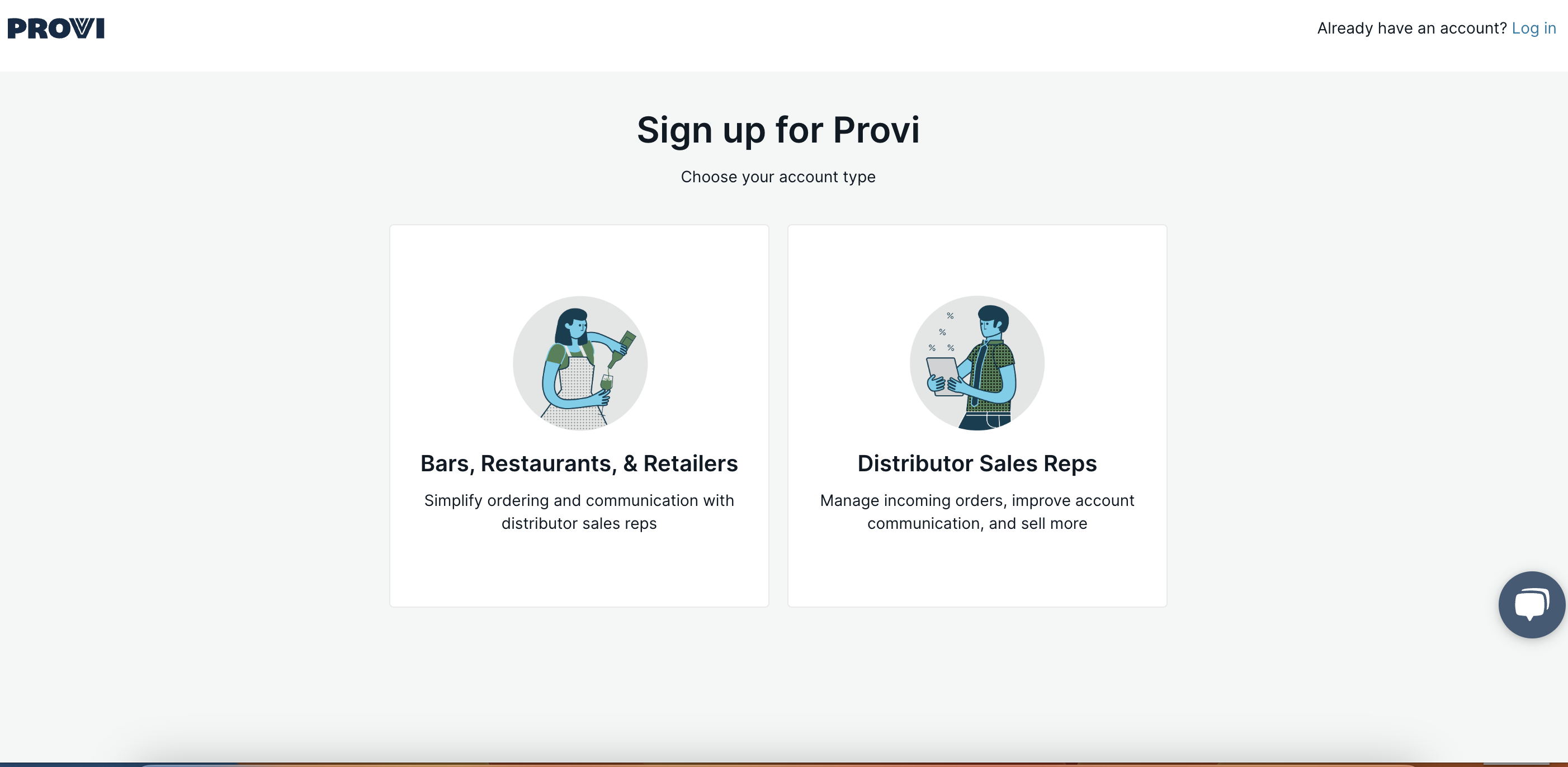How do buyers sign up for Provi