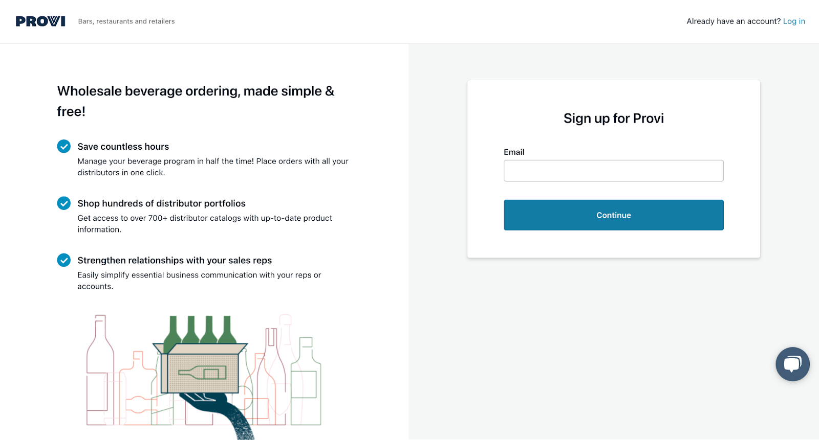 How do buyers sign up for Provi