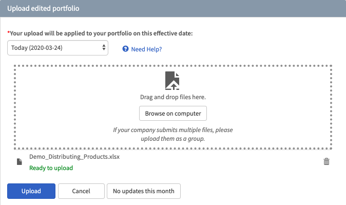 Upload Your Product File