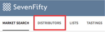 Using SevenFifty to seek new distribution