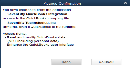 How to integrate with SevenFifty using the QuickBooks Web Connector?