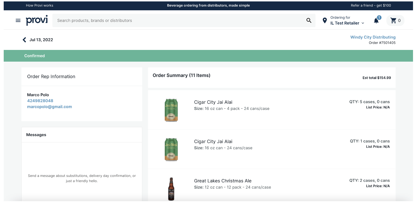 How can I see my order history?